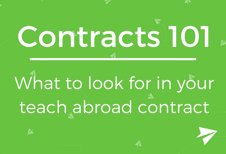 Contracts 101: 9 key things that should be in your teach abroad ...